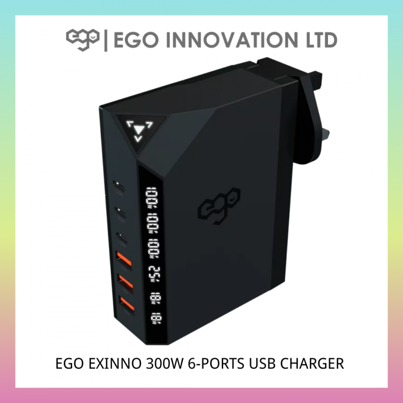 EGO EXINNO 300W 6-PORTS USB CHARGER (US | UK | EU | AU PLUG) - Daily By ...