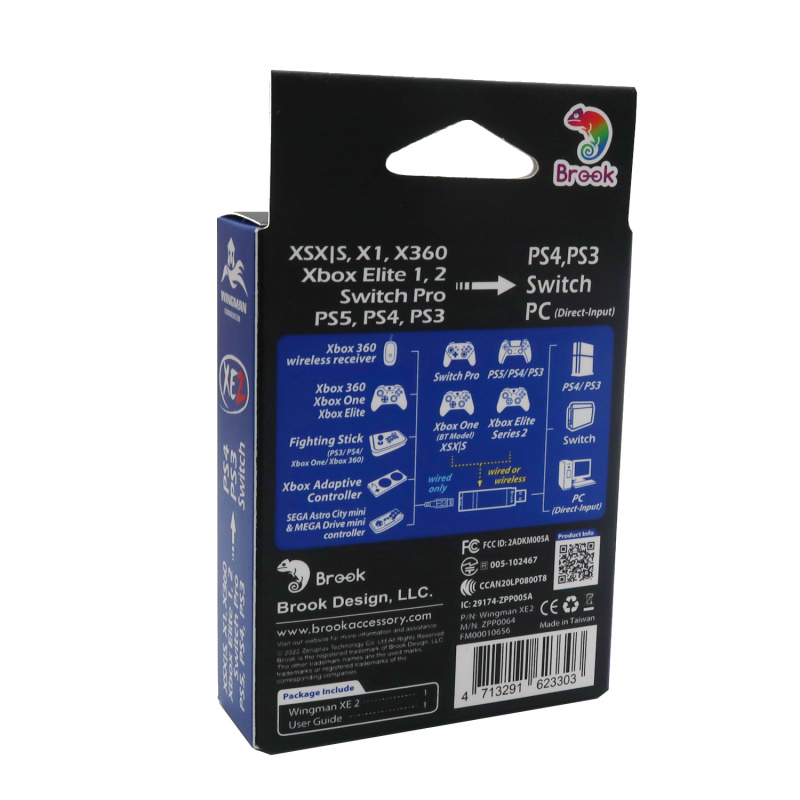 Brook Wingman XE2 跨平台無線/有線控制器轉換器 支援PS4/PS3/Nintendo Switch/Switch OLED ...