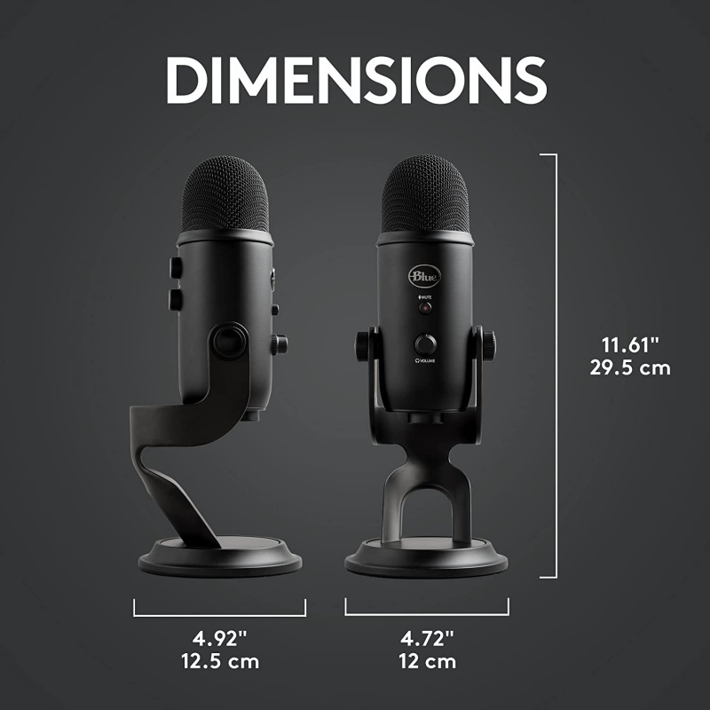 Logitech Blue Yeti Gaming Steaming Kit (黑色) [平行進口] - GOTECH