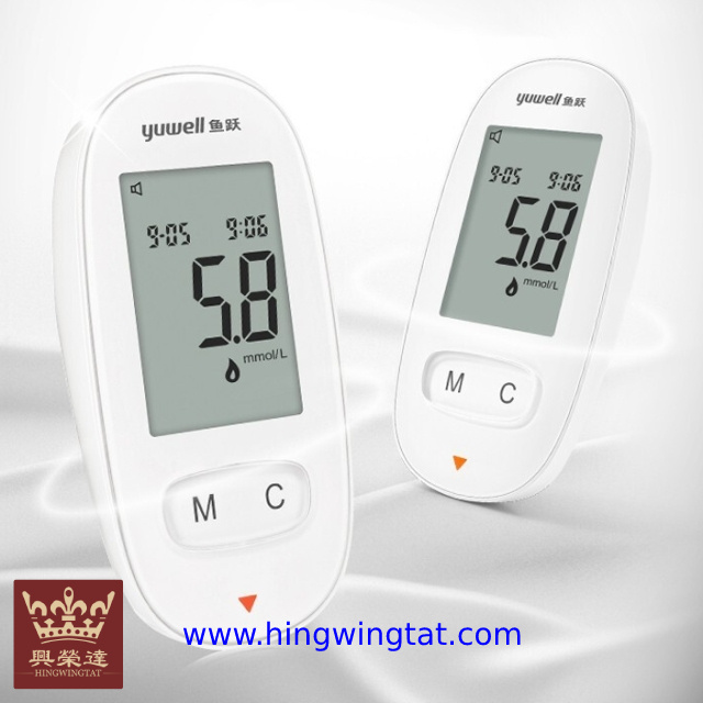 YUWELL血糖儀580加原裝試紙及採血針(50套)優惠套裝 - 家用醫療設備