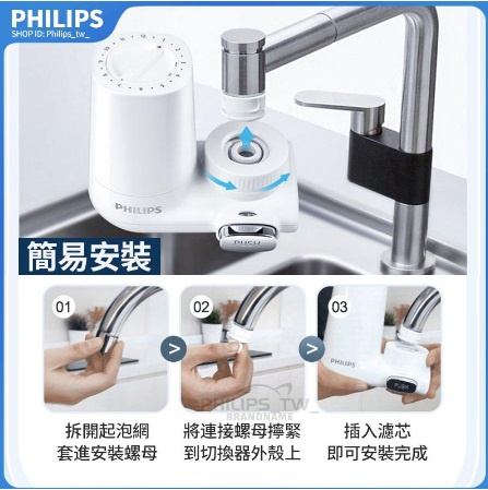 PHILIPS AWP3600家用水龍頭淨水器 (一機三濾芯套裝) - 毅進易電腦有限公司