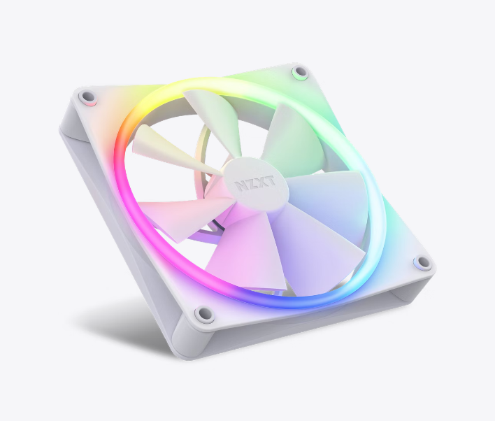 NZXT F140 RGB Twin Pack 2 x 140mm RGB Fans & Controller - White - 樂天電腦 ...