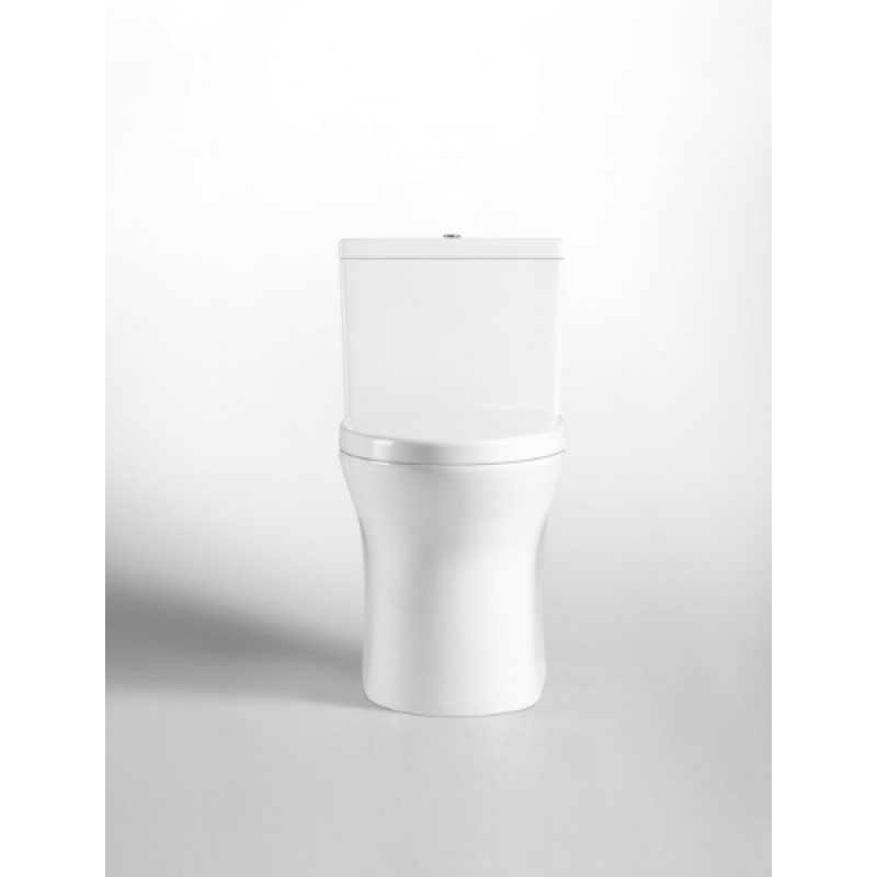 Richford , R698 , 360度雙漩沖水座廁 , 銀離子抗菌塗層 , 相連式 , 自由咀座廁 , 連緩衝降板 - 香港21衛浴潔具有限公司