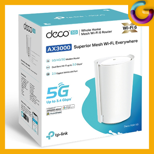 Price網購 - TP-Link Deco X50-5G - 5G SIM AX3000 雙頻 Wi-Fi 6 2.5G WAN/LAN ...