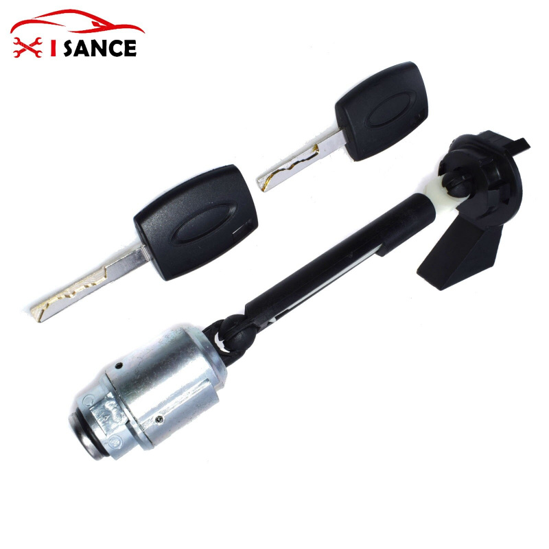 汽車發動機罩釋放鎖維修套件帶 2 個鑰匙適用於福特福克斯 Mk2 Ii 2004-2012 C-max Kuga 1355231 ...