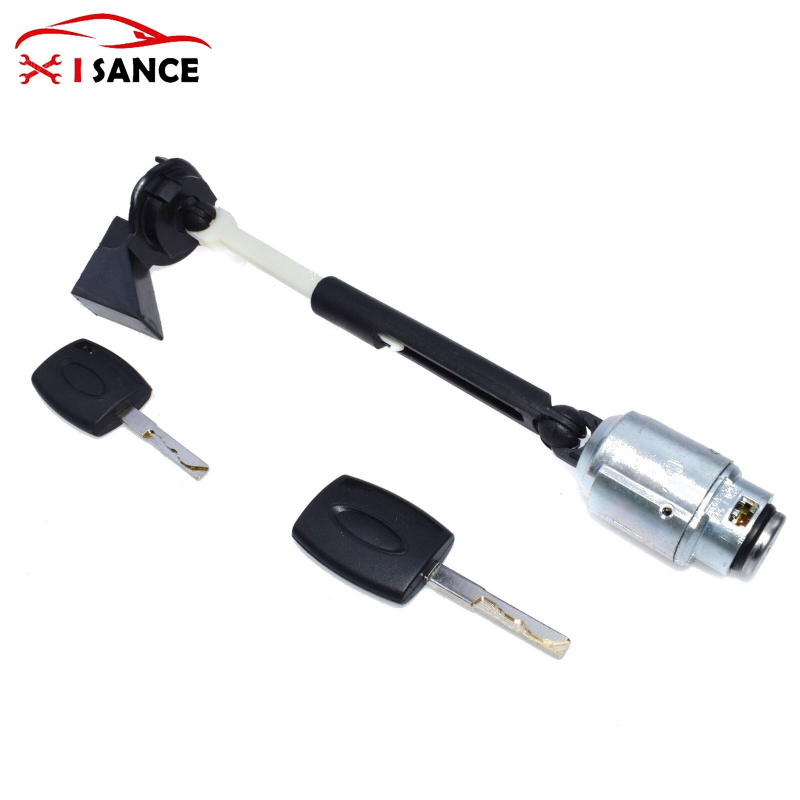 汽車發動機罩釋放鎖維修套件帶 2 個鑰匙適用於福特福克斯 Mk2 Ii 2004-2012 C-max Kuga 1355231 ...