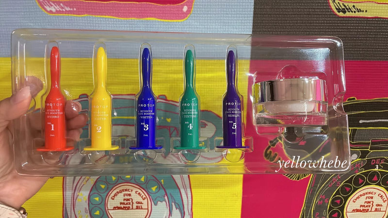 美國Protop 5色爆水精華 + (送爆水面霜1盒15ml) - YELLOWHEBE SHOP