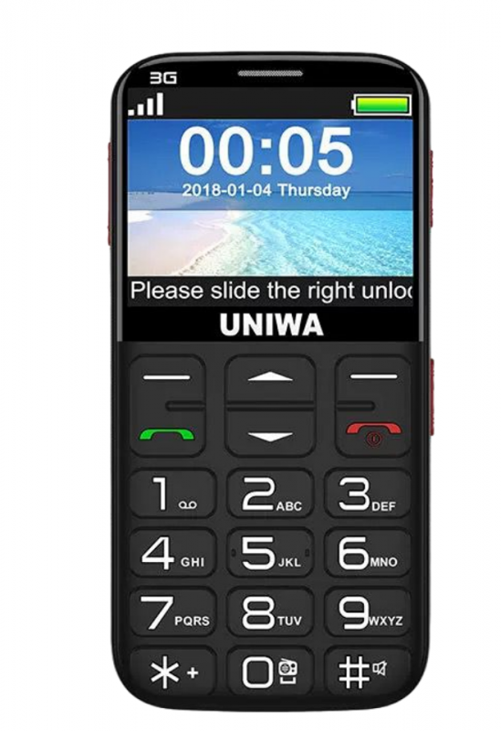 UNIWA 多功能巨屏3G / 4G ⻑者平安機 - 日本CPU數碼專門店