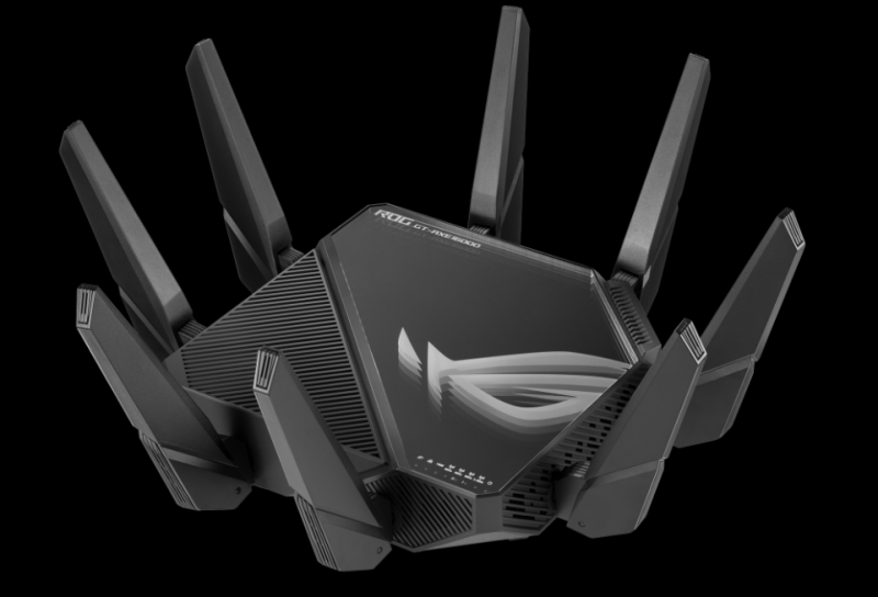 ASUS ROG Rapture GT-AXE16000 quad-band WiFi 6E (802.11ax) gaming router ...