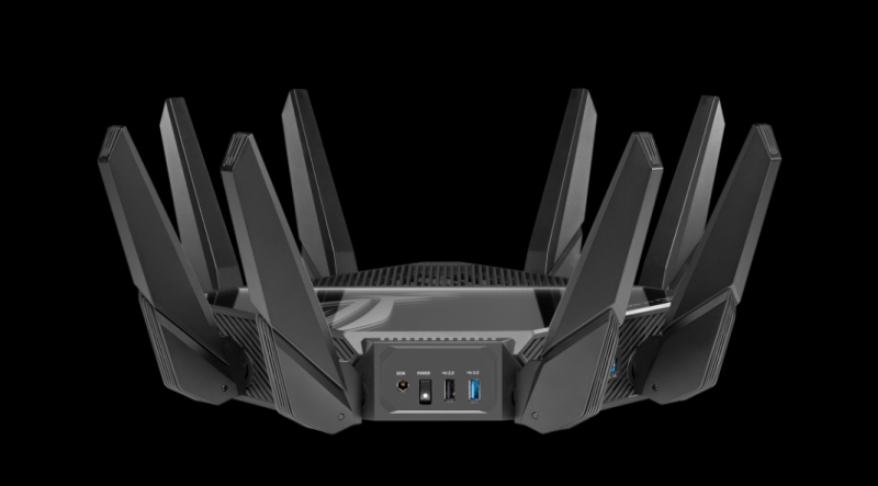 ASUS ROG Rapture GT-AXE16000 quad-band WiFi 6E (802.11ax) gaming router ...