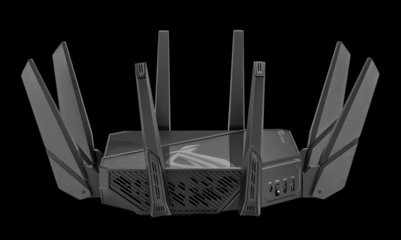 ASUS ROG Rapture GT-AXE16000 quad-band WiFi 6E (802.11ax) gaming router ...