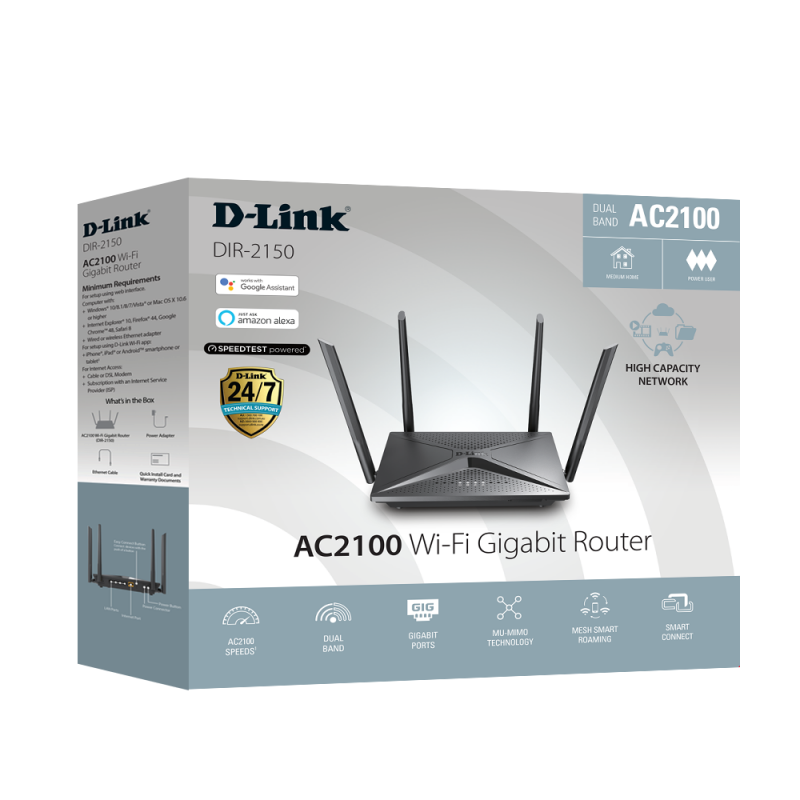 D-Link AC2100 Wi-Fi 無線路由器 DIR-2150 - Hyper3