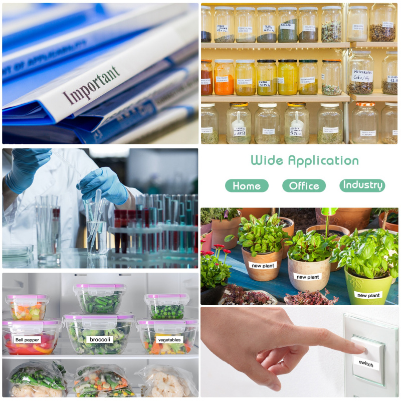 Printerfield AZe-231彩色標籤膠帶 適用於 Brother P Touch 標籤製作膠帶 TZe-231 (6色裝 ...