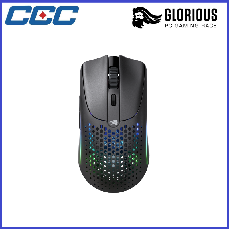 [New] Glorious Model O2 Wireless RGB Gaming Mouse (Black) - CEC Shop