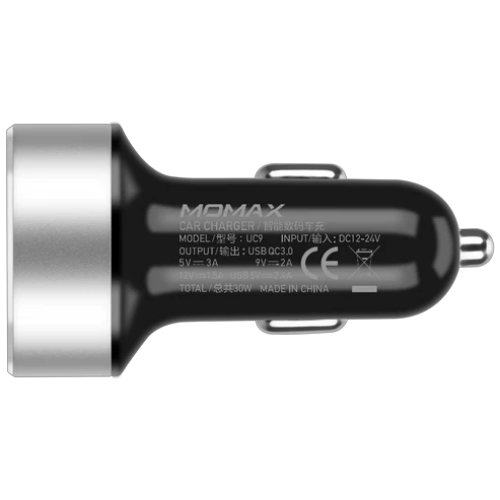 MOMAX 雙USB輸出汽車快速充電器 UC9 - i-Mugen