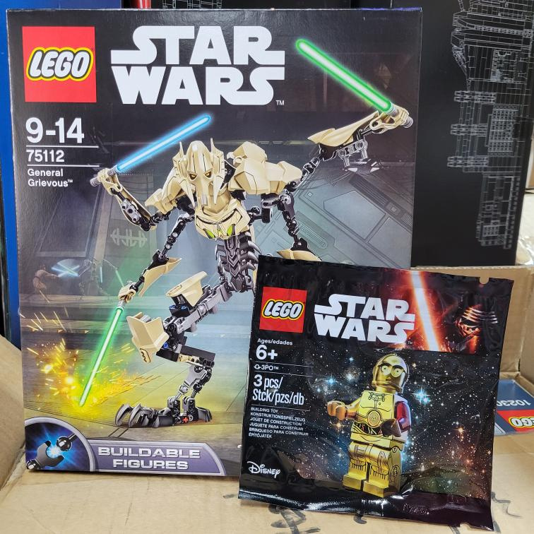 LEGO 75112 Star War - General Grievous + LEGO 5002948: C-3PO - SweetyMagic