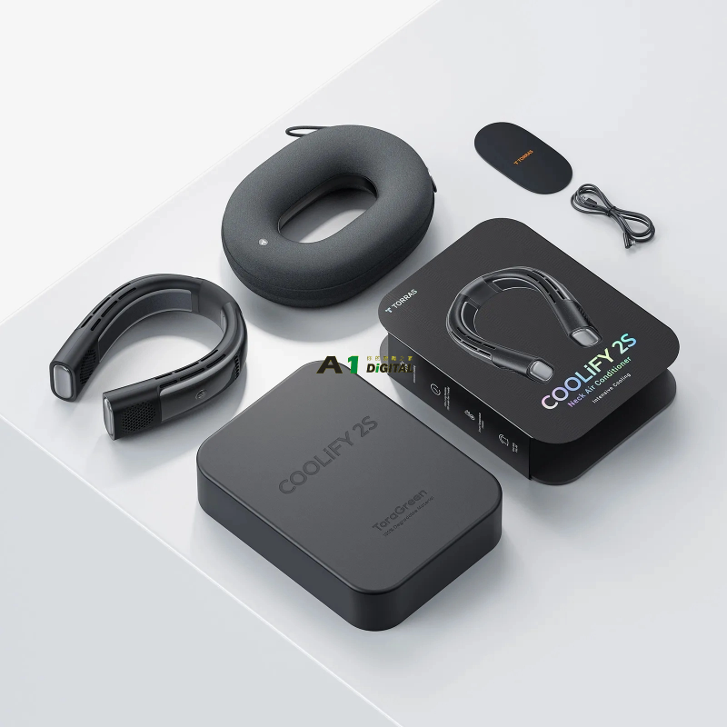 TORRAS COOLIFY 2S 頸部空調 黑色 - A1DIGITAL