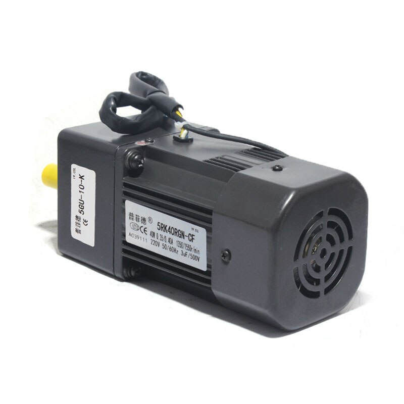 40W 220V AC Gear Reducer Motor Fixed Speed Motor 5RK40GN-CF CW CCW - 日豐科技數碼