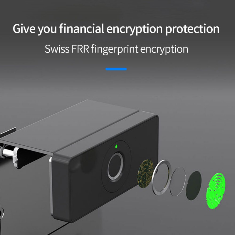 Smart Electric Fingerprint Drawer Lock Hole free Household Drawer ...