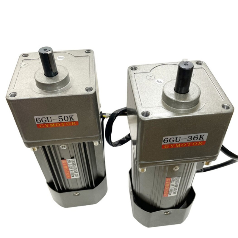 AC 220V 250W 104 104mm Shaft 15mm Single Phase Gear Motor, AC Regulated ...