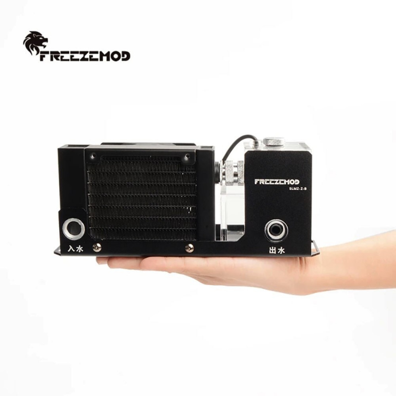 FREEZEMOD 外置 80mm 鋁散熱器集成水冷模塊，AIO 2000RPM 散熱器適用於移動平板筆記本電腦消散 - 朝日新泰商貿