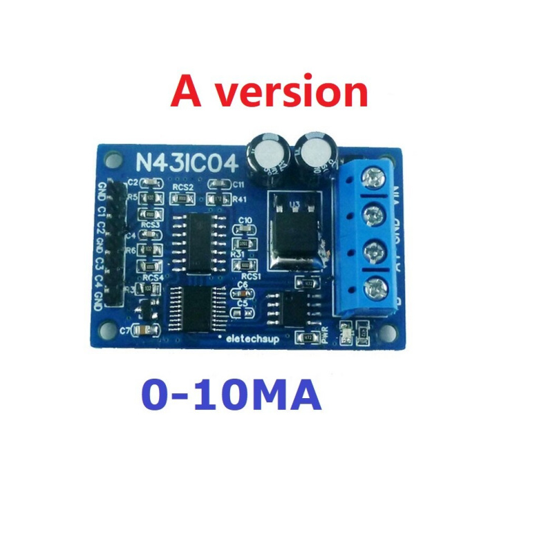4-20ma 0-5v 0-10v 4ch current voltage analog acquisition rs485 modbus rtu adc module - HAPPY521