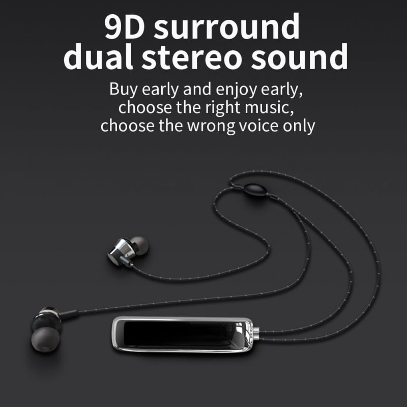 New Wireless Earphone Sports Neckband Earbuds Magnet 5.0 Bluetooth ...