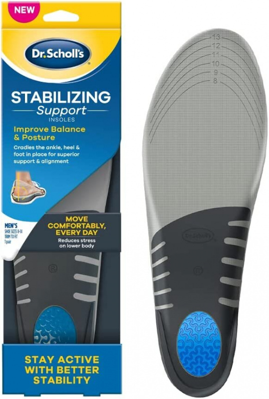 Dr Scholl 爽健 - Stabilizing 穩定支撐鞋墊 (男士款) - 品牌優惠店