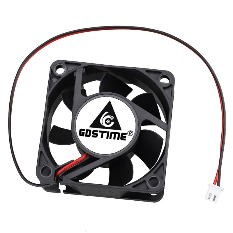 1 Pcs Gdstime DC 12V 24V 60x60x25mm Computer CPU Cooler 6025 Brushless Exhaust Cooling Fan 60MM ...
