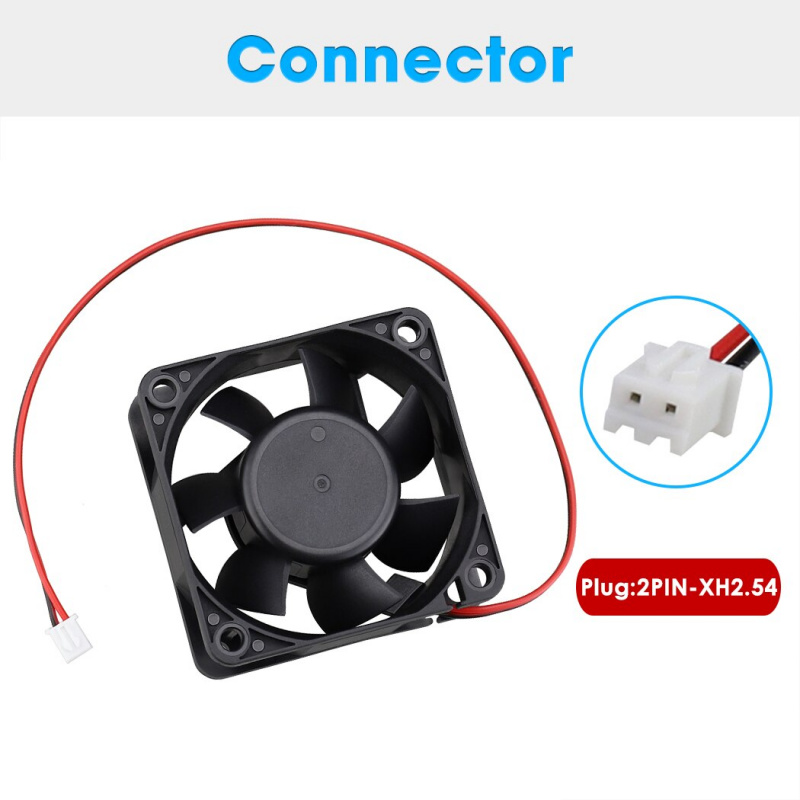 1 Pcs Gdstime DC 12V 24V 60x60x25mm Computer CPU Cooler 6025 Brushless Exhaust Cooling Fan 60MM ...