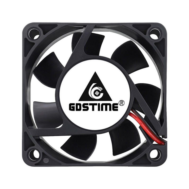 1 Pcs Gdstime DC 12V 24V 60x60x25mm Computer CPU Cooler 6025 Brushless Exhaust Cooling Fan 60MM ...