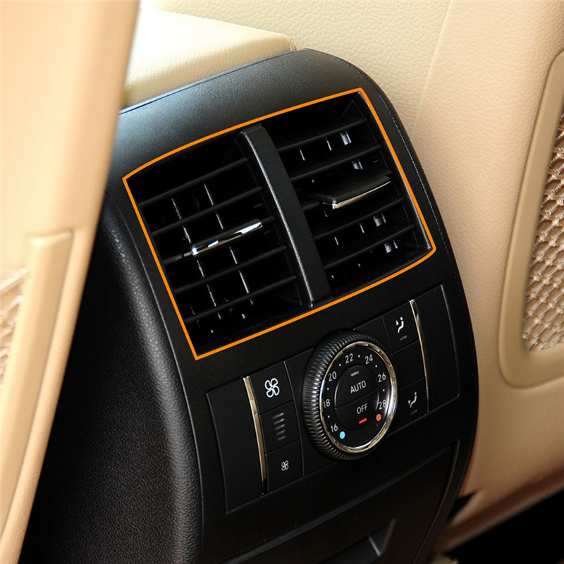 梅賽德斯奔馳 W164 ML GL 300 350 1648300454 的米色汽車內飾後部空調空調通風口格柵出口組件 - HAPPY521