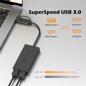 wavlink, usb3.0, 4k, dual, extend - 科域電腦公司