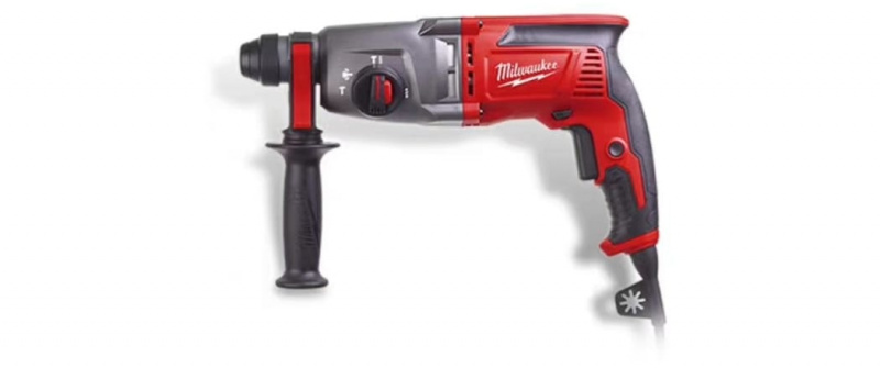 美國美沃奇Miwaukee 26mm 四坑三用多功能電鑽800W，2.4J/焦耳，220v， 配備原裝工具箱， 全新貨 - 豐業五金