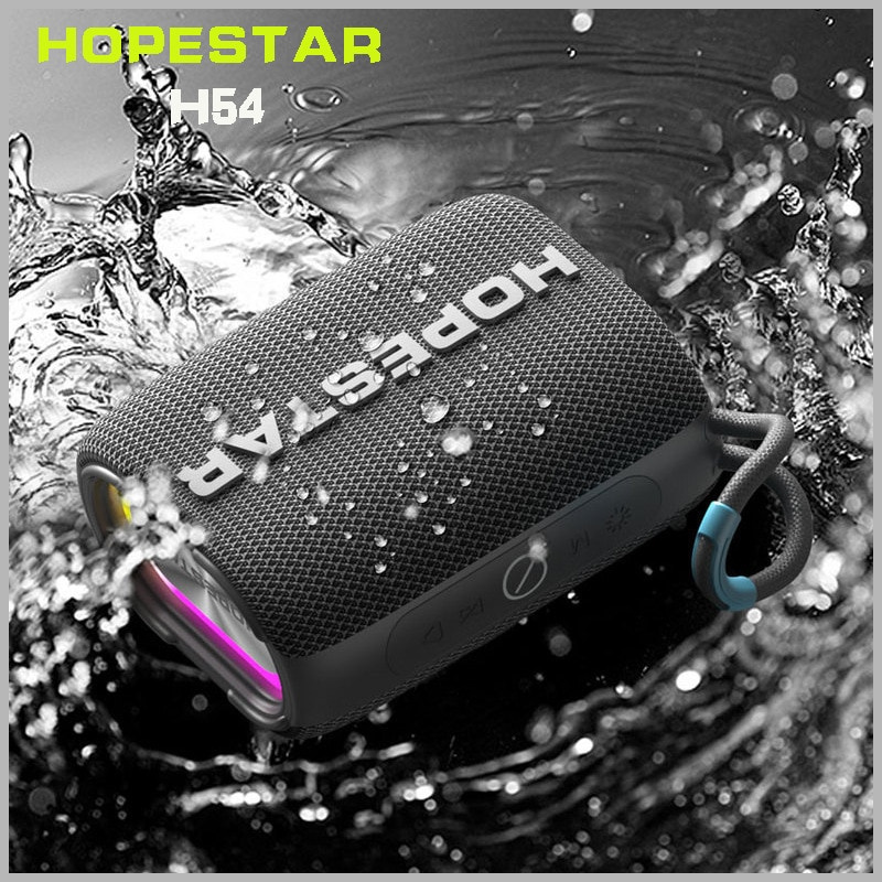 HOPESTAR H54 大功率便攜式藍牙音箱強大的無線低音炮重低音戶外防水音響系統收音機 FM TF - 豐盛數碼電器
