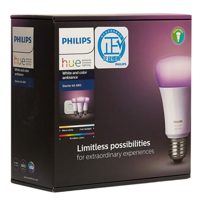 Philips Hue Ambiance HUE White and Color Ambiance RGB A60 E27 - CEC Shop