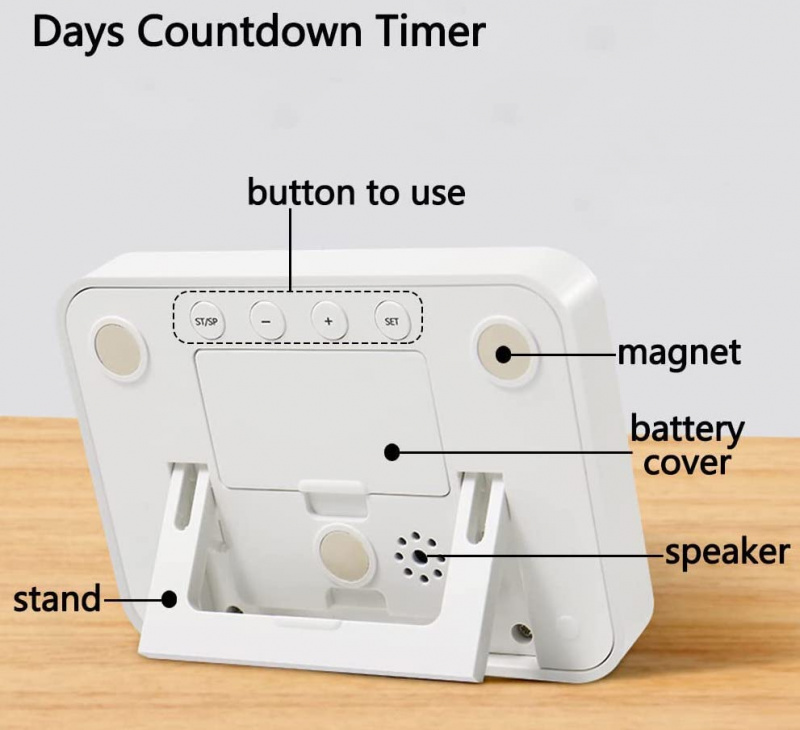 DSE天數倒計時器 天數倒計器 天數提醒器 電子日曆 計時器 多功能目標即時器 Digital Countdown Days Timer ...