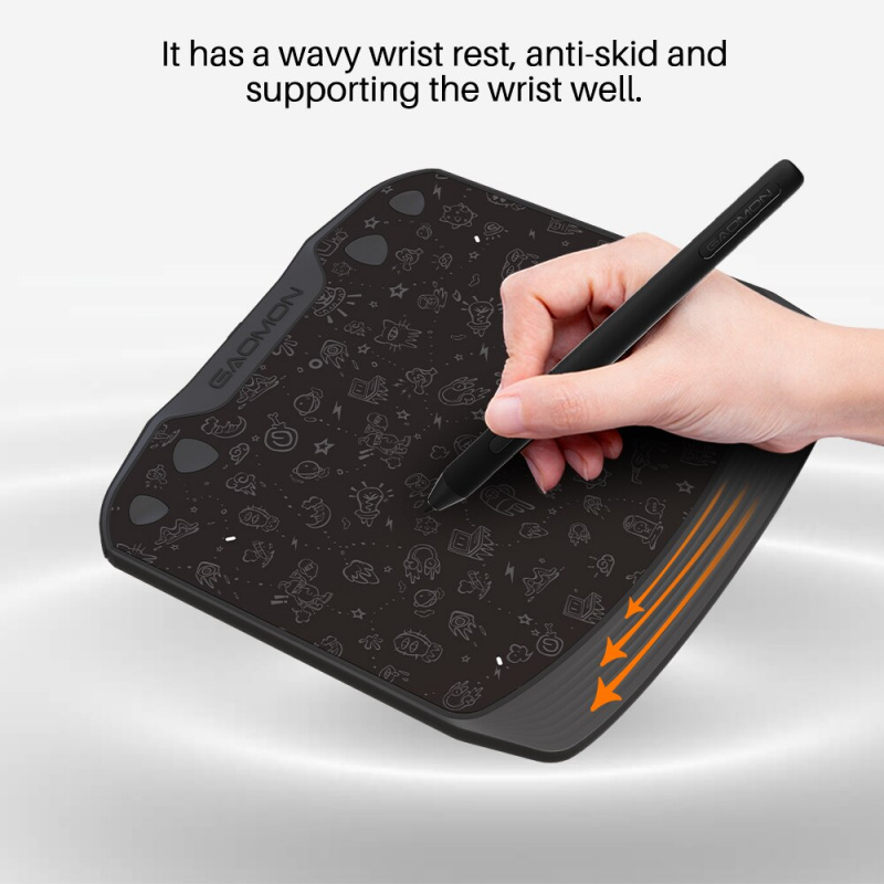 GAOMON S830 8192 levels Tilt Digital tablet 數字藝術插畫繪圖板OSU在線教學支持Android ...