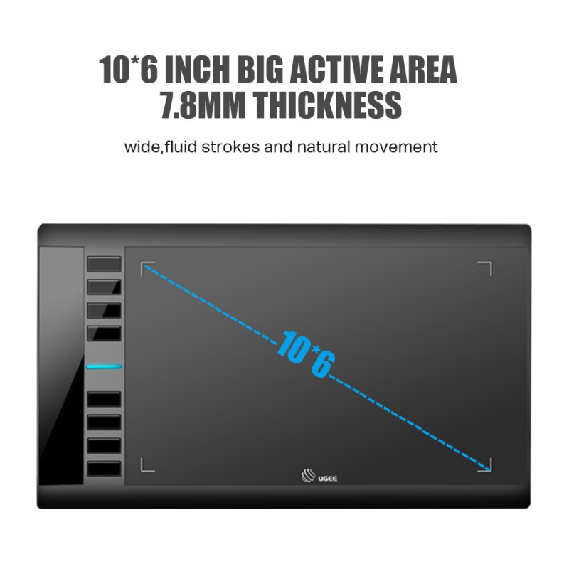 UGEE Digital Graphics Drawing Tablet Electronics with Painting Screen ...