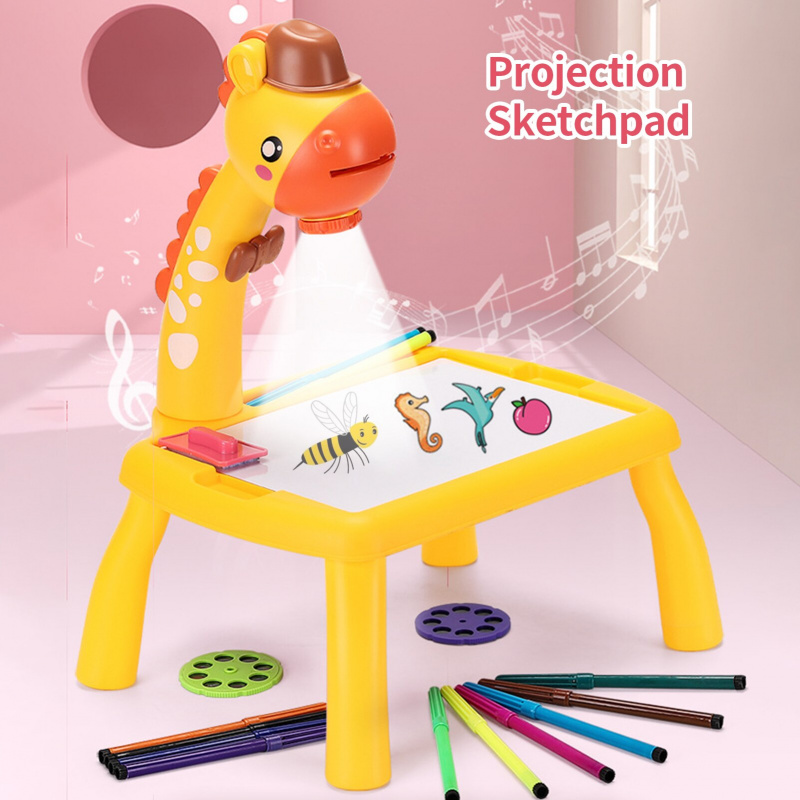 Excellent Quality Multi-function Drawing Table Learning Desk With Music ...