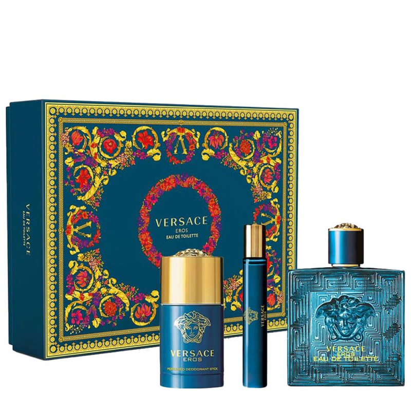 Versace Eros 3Pc Luxury Gift Set - PERFUME STATION