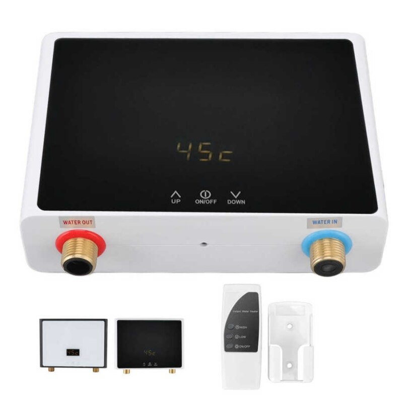 LF-001A,4000W 5500W 即熱式即熱式電熱水器帶觸摸屏遙控器適用於廚房浴室配件 - 日豐科技數碼