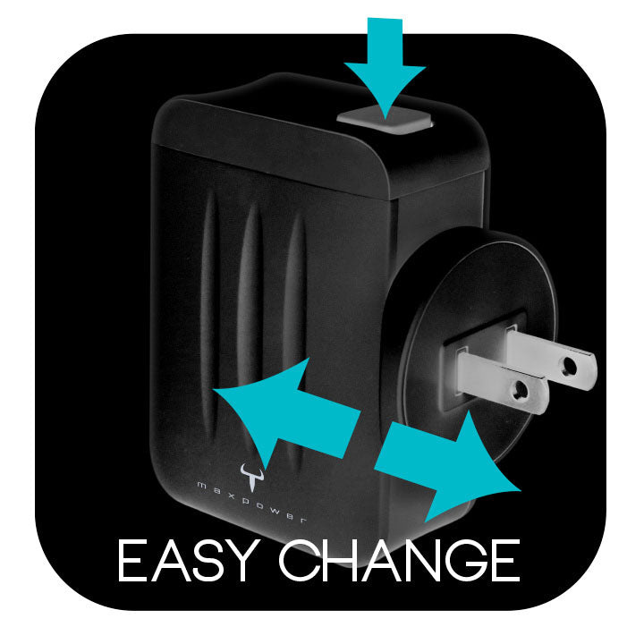 牛魔王 MG645PD 45W 4 位旅遊 USB 充電器 - Well Power 宏力科技