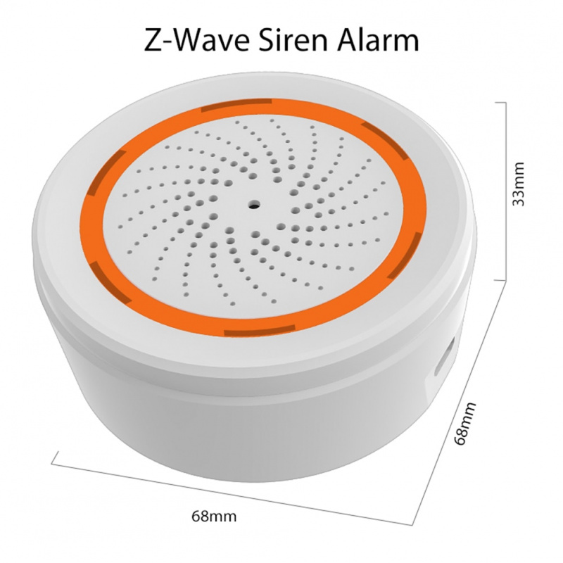 Tuya Zigbee Sound Light Sensor Smart Alarm Siren 90dB App Remote ...