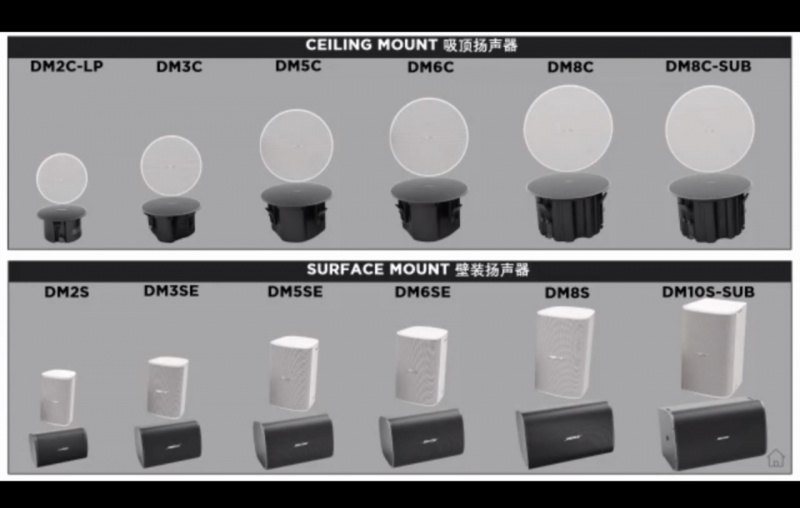 BOSE® DesignMax® DM5C in-ceiling loudspeaker (1 pair) - Audio Visual ...