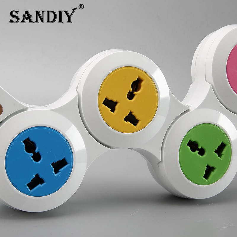 電源板 4Way 5Way Outlets Europe Electrical Plug Socket Dual USB Ports ...