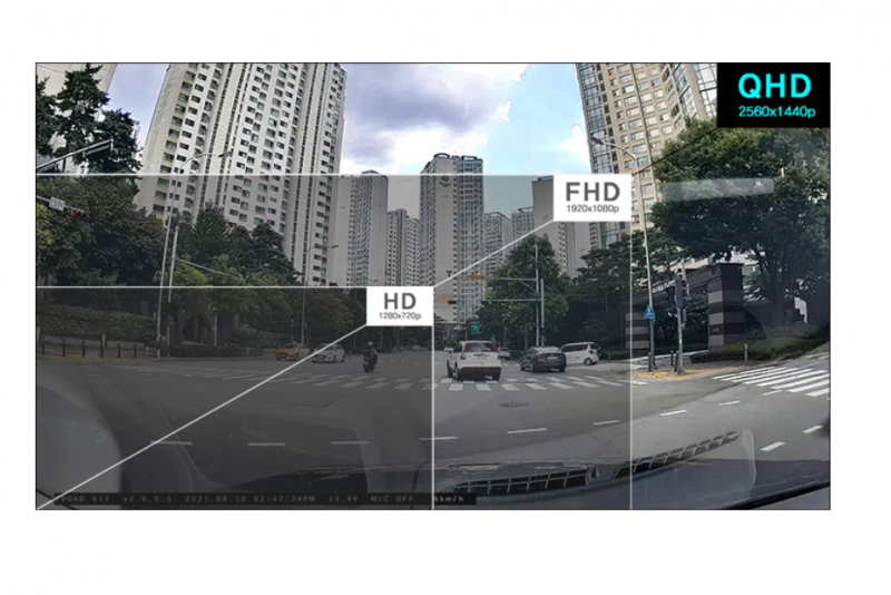 IROAD 1440P QHD & FHD 2CH- 雙鏡頭前後行車記錄儀 QX2 - 黃金六七