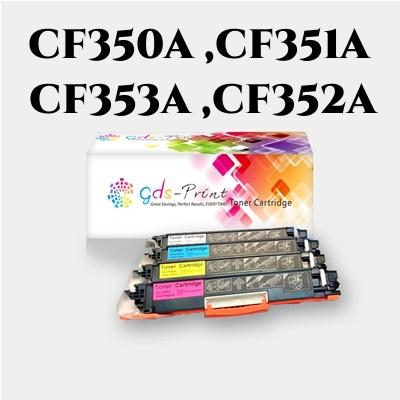 HP CF350A BK ，CF351A C ，CF352A Y ，CF353A M，HP Color Laserjet Pro MFP ...