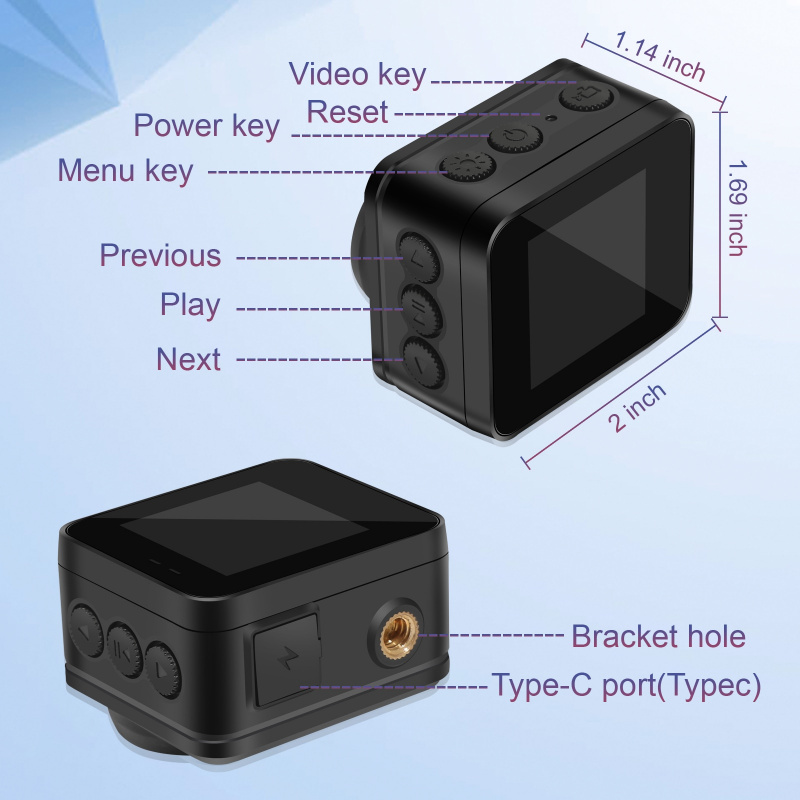 Vandlion A35 WIFI Action Cameras for Photography Motor Bicycle Helmet ...