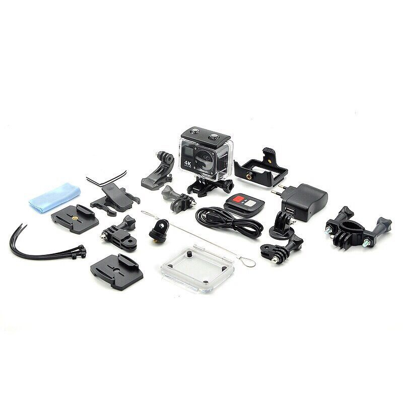 觸摸屏 4K 運動相機 WIFI 雙屏 12MP 頭盔相機 30m 防水專業運動 DV 170 廣角運動相機 - 豐盛數碼電器